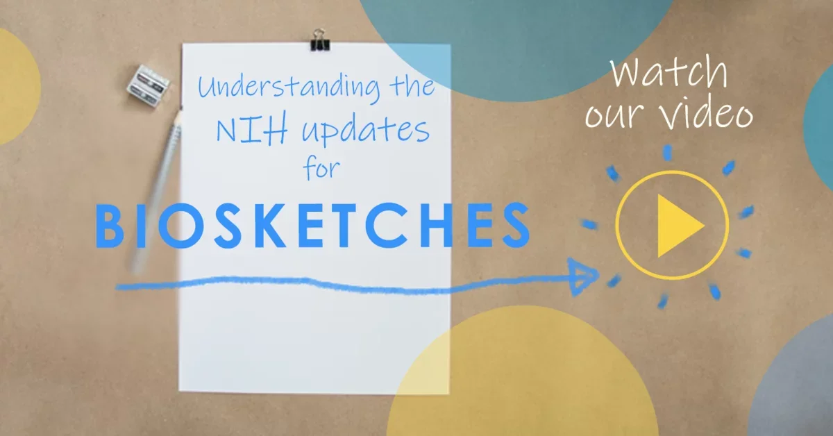 NIH biosketch updates for 2022: What you need to know | Clinical and ...